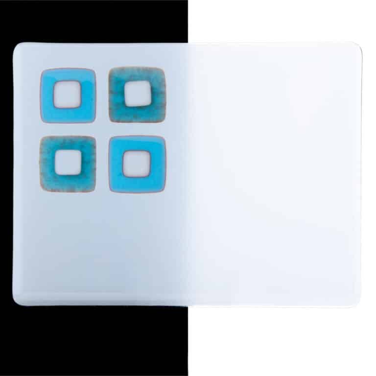 Bullseye Glass | About Our Glass | Reactive Cloud Opalescent (000009)