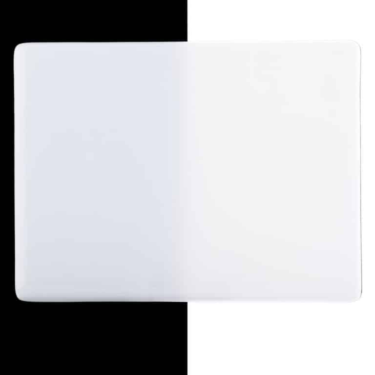 000013 Opaque White Opal - Bullseye Glass