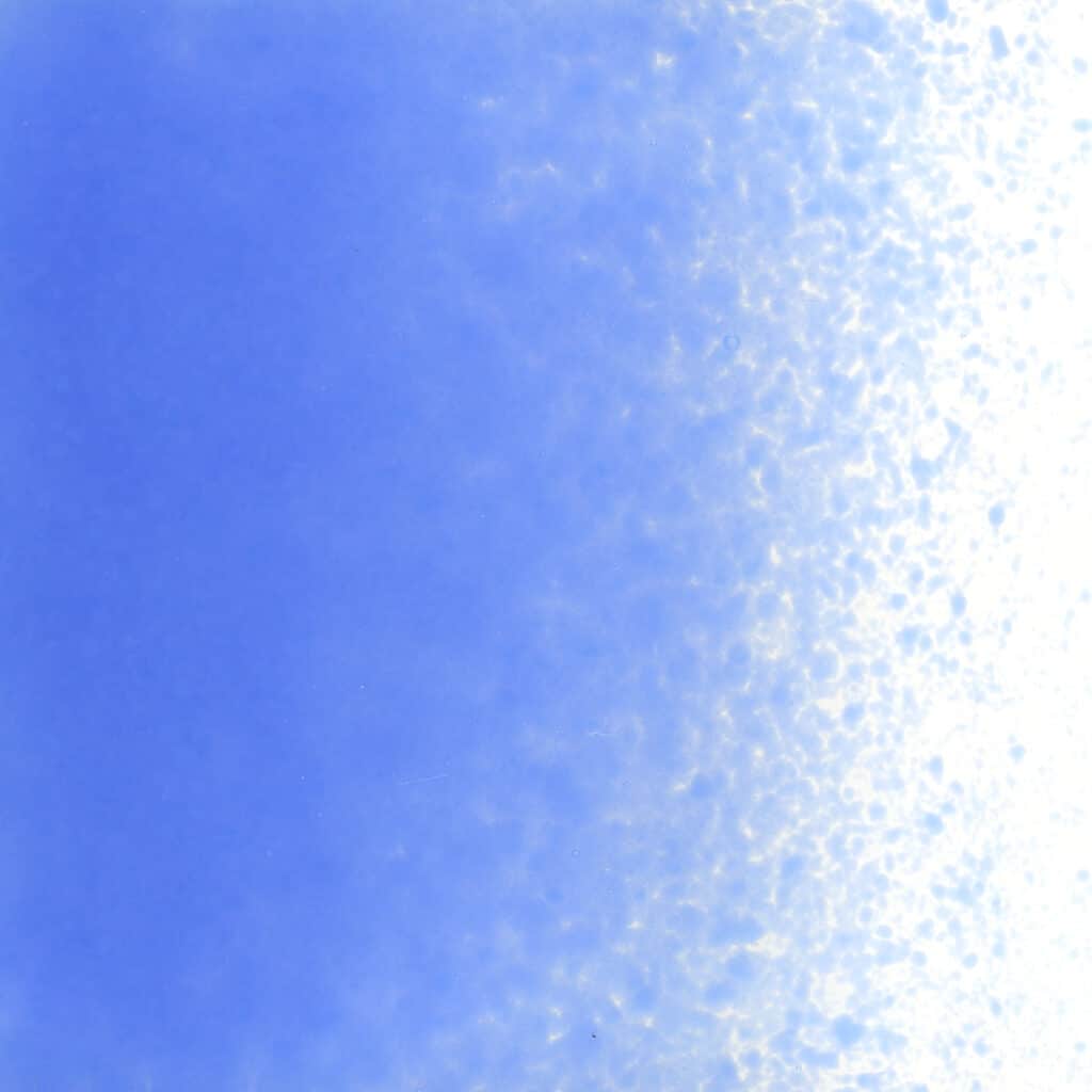 Bullseye Glass | About Our Glass | Cobalt Blue Opalescent (000114)