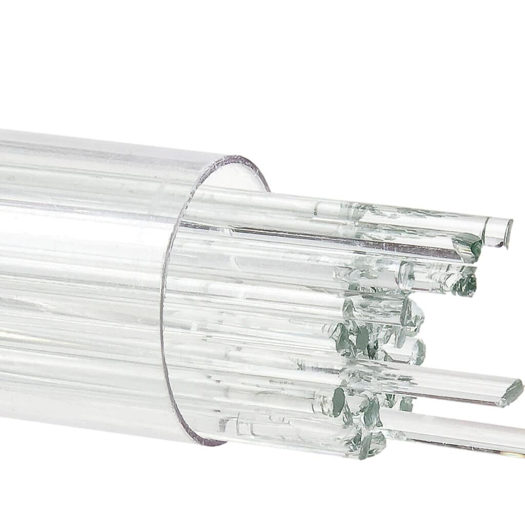 Bullseye Glass | About Our Glass | Reactive Ice Clear (001009)