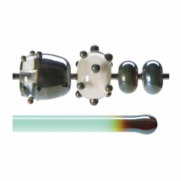 Bullseye Glass | About Our Glass | Copper Green Lustre Rods (001717)