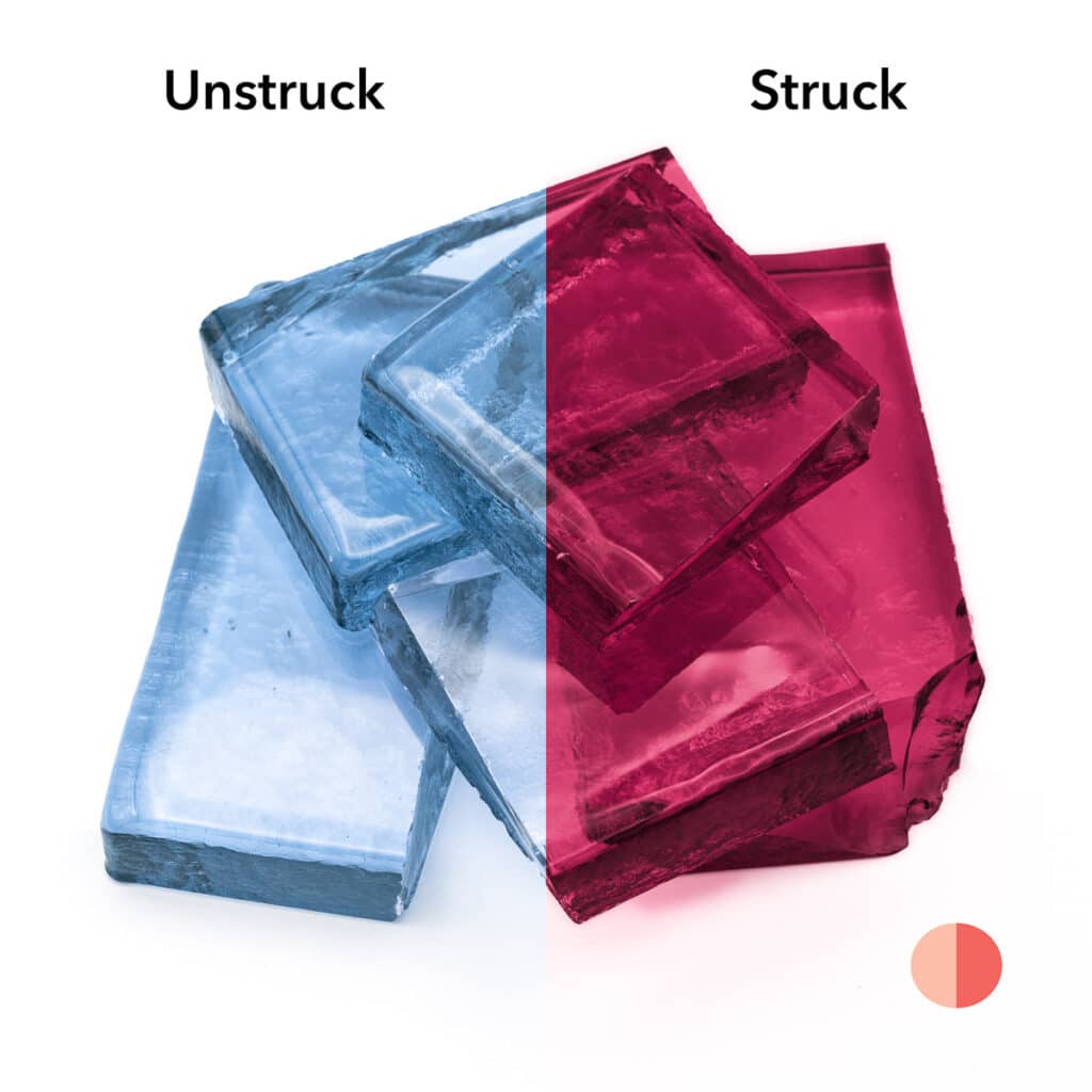 Bullseye Glass | About Our Glass | Ruby Pink Tint (001831)