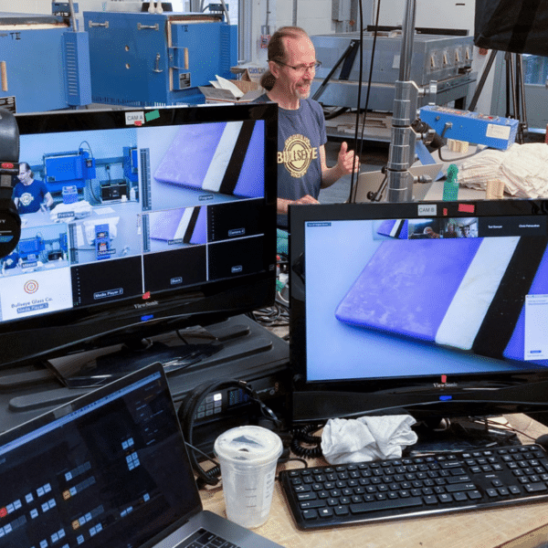 Bullseye Glass - Hand cast glass since 1974