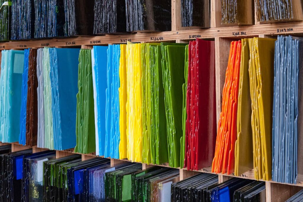 Bullseye Glass | About Our Glass | Sheet Glass Style Release History