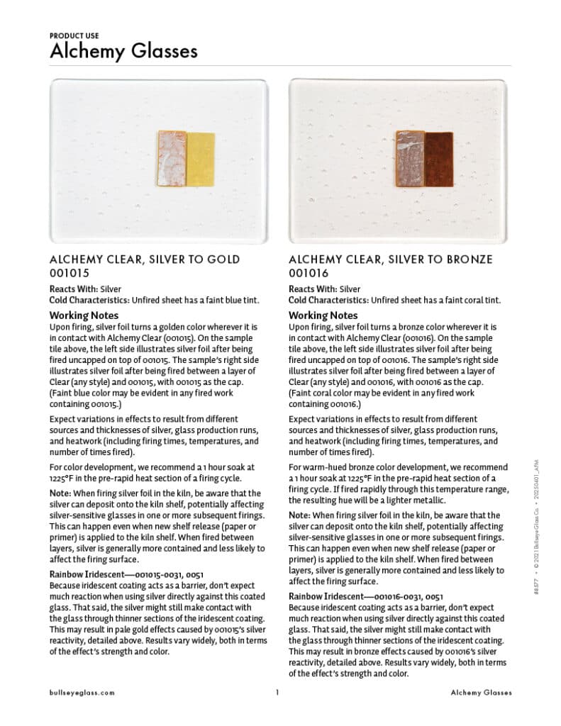 Bullseye Glass | Product Use Article | Alchemy Glasses