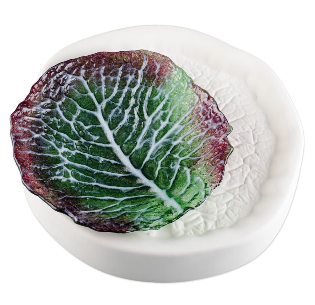 Bullseye Glass | Colour de Verre Molds | Cabbage Leaf