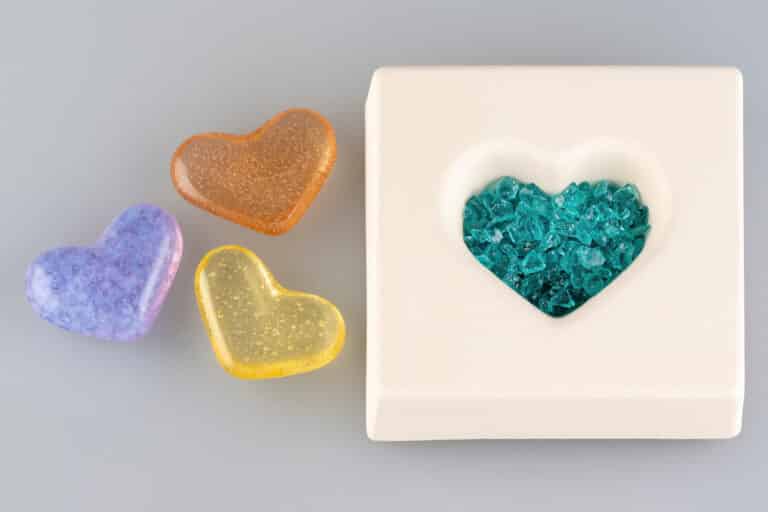 Bullseye Glass | Mold Tips | Heart Casting Mold (8976)