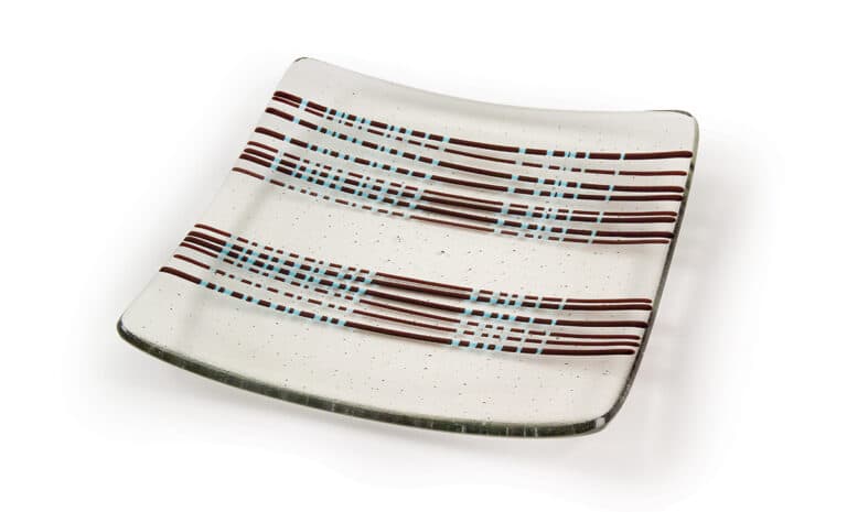 Bullseye Glass | Make It Project Article | Linear Reaction Plate